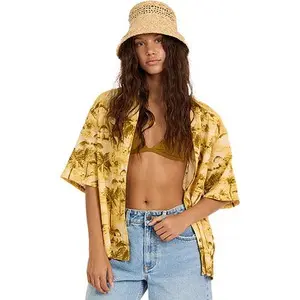 SISSTR REVOLUTION Distant Shores Short Sleeve Woven Top