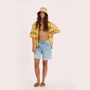 SISSTR REVOLUTION Distant Shores Short Sleeve Woven Top