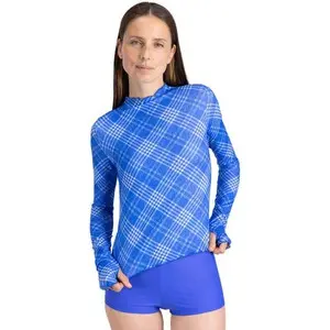 Wallien Rash Guard - Blue Check