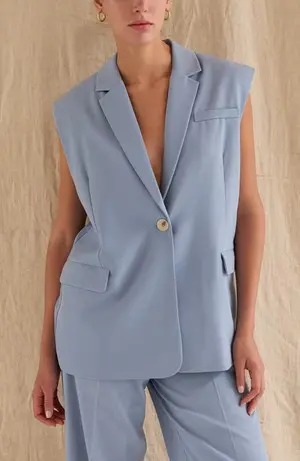 CRESCENT Oversized Blazer Vest