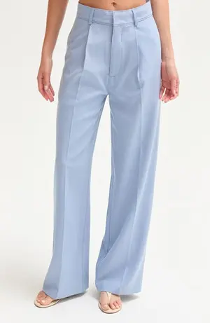 CRESCENT Wide-leg Trousers - Blue