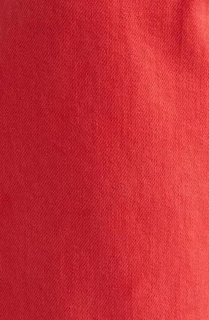 Versace Straight Leg Jeans - Red