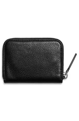 Shinola Small Zip Wallet - Black