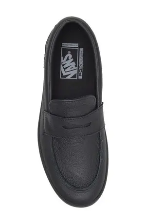 VANS Skate Loafer Sneakers - Pebbled Black