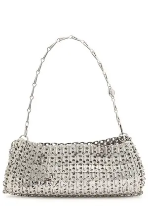 Rabanne 1969 Disc Shoulder Bag - Silver