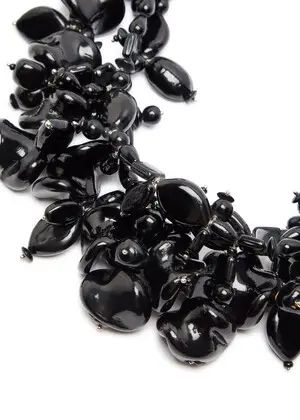 Dries Van Noten Clustered Beaded Necklace