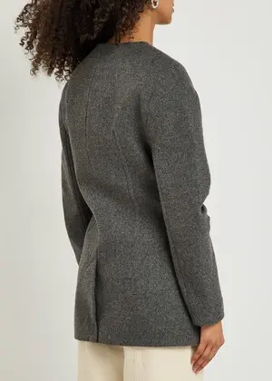AKYN Harlow Fitted Wool Jacket