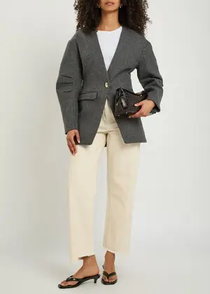 AKYN Harlow Fitted Wool Jacket