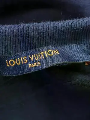 LOUIS VUITTON 2010s Stitch-print Crewneck Sweatshirt