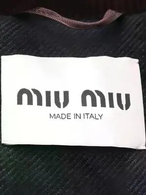 Miu Miu Checked Bomber Jacket