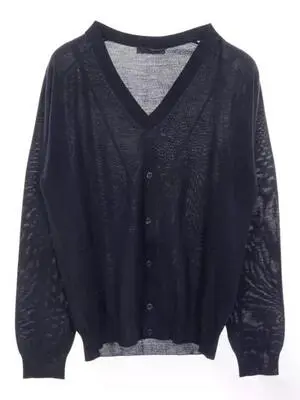 Prada V-neck Wool Cardigan