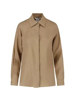 Max Mara Linen Falasco Shirt - Brown