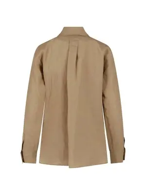 Max Mara Linen Falasco Shirt - Brown
