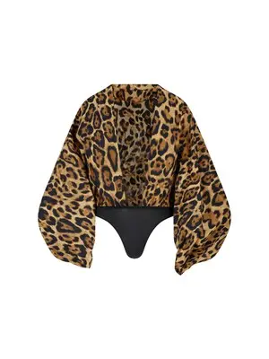 Alaia Animal Print Tops