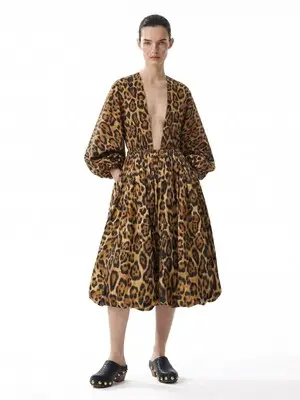Alaïa Animal Print Bodysuit - Multi