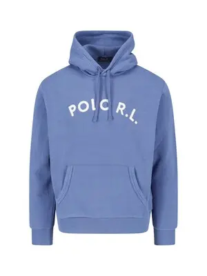 Dolce & Gabbana Martine Rose Hooded Sweatshirt - Blue