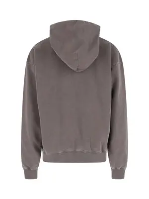 C.P. COMPANY Polo Ralph Lauren Logo Embroidered Cotton Blend Hoodie - Brown