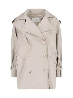 MAISON MARGIELA Cotton Trench Coat - Beige