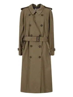 MAISON MARGIELA Cotton Trench Coat - Green