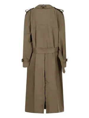 MAISON MARGIELA Cotton Trench Coat - Green