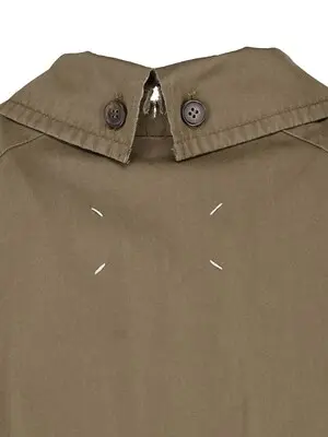 MAISON MARGIELA Cotton Trench Coat - Green