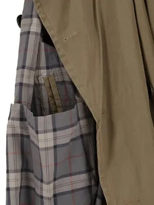 MAISON MARGIELA Cotton Trench Coat - Green