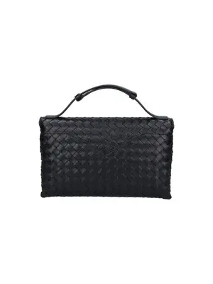 Bottega Veneta Knot Lock Shoulder Bag - Black
