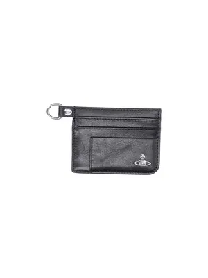 VIVIENNE WESTWOOD Cardholder "flat Chain - Black