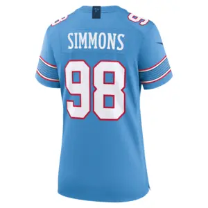 Nike Jeffery Simmons Tennessee Titans Nfl Game Jersey - Blue