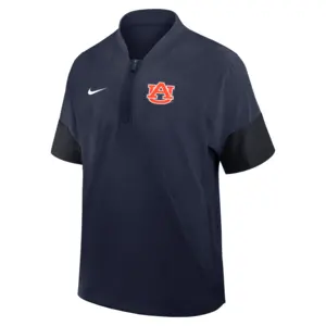 Nike College Sideline Coach 1/2-zip Hooded Jacket - Blue