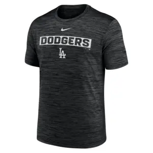 Nike Los Angeles Dodgers Velocity Dri-fit Mlb T-shirt - Black