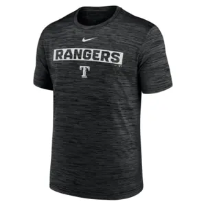 Nike Texas Rangers Velocity Dri-fit Mlb T-shirt - Black