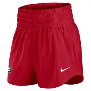 Nike Georgia Primary Logo Dri-fit College Shorts - Red