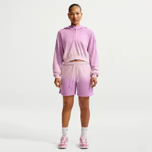 Nike Sportswear Phoenix Fleece Mid-rise Shorts - Pink