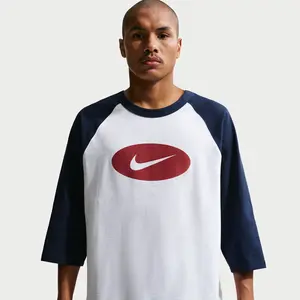 Nike Club 3/4-sleeve Raglan Top