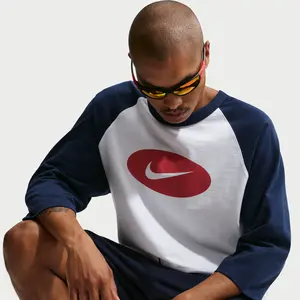 Nike Club 3/4-sleeve Raglan Top