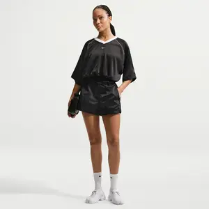 Nike Sportswear High-waisted Satin Hot Shorts - Black