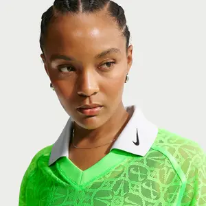 Nike Sportswear Loose Lace Polo Jersey Top