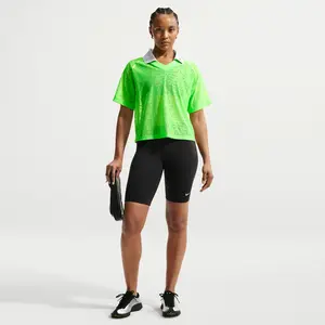 Nike Sportswear Loose Lace Polo Jersey Top