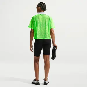 Nike Sportswear Loose Lace Polo Jersey Top