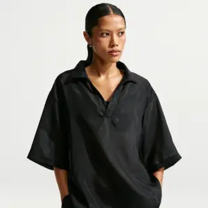 Nike Sportswear Oversized Sheer Top - Black