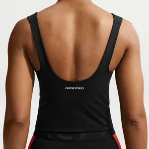 Nike Pro Sculpt Medium-support Padded Sports Bra Tank Top - Black