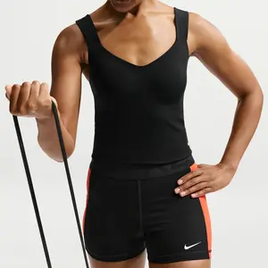 Nike Pro Sculpt Medium-support Padded Sports Bra Tank Top - Black