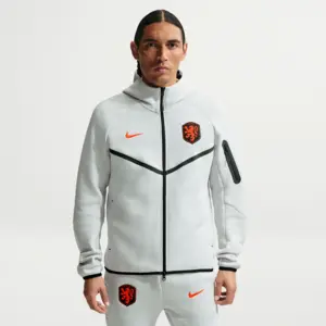 Nike Netherlands Tech Fleece Windrunner Full-zip Hoodie - Grey
