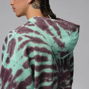 JORDAN Brooklyn Fleece Tie-dye Pullover Hoodie - Green