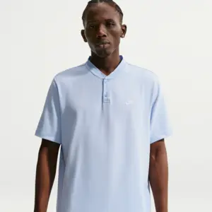 Nike Men's Club Short-sleeve Henley Blue