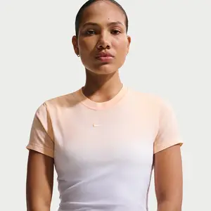 Nike NIKE Chill Knit Slim Cropped T-shirt Orange