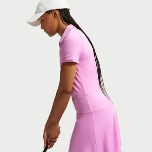 Nike Victory Dri-fit Golf Polo Dress - Purple