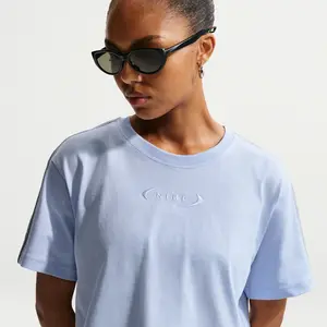 Nike Sportswear Classic Loose Cropped T-shirt - Blue