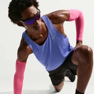 Nike Fast Dri-fit Running Singlet - Blue